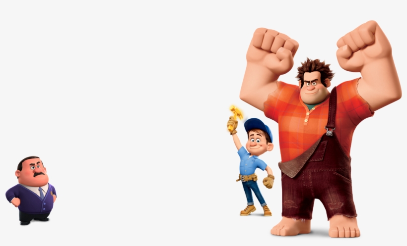 Gcs Characters Ffj Characters - Ralph El Demoledor Y Felix Transparent ...