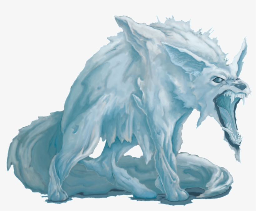 Winter Wolf Dungeons And Dragons Transparent PNG - 1023x803 - Free ...