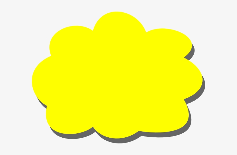 Yellow Cloud Clipart Transparent PNG - 600x456 - Free Download on NicePNG