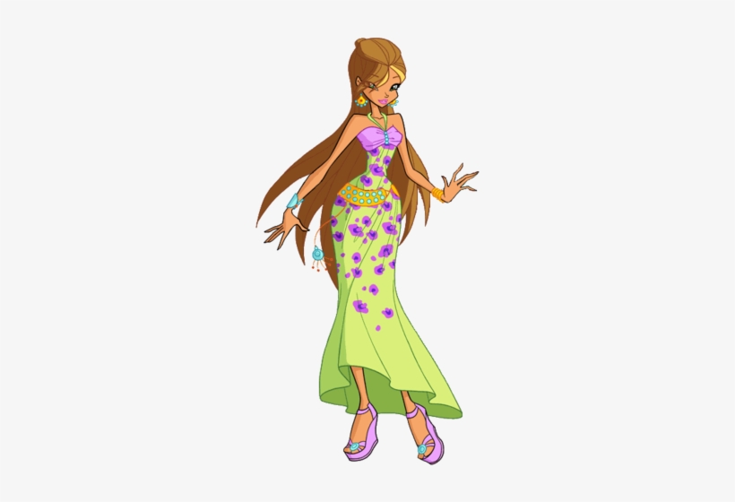 Flora 6 Egypt Full - Winx Club Season 6 Flora Transparent PNG - 251x480 ...
