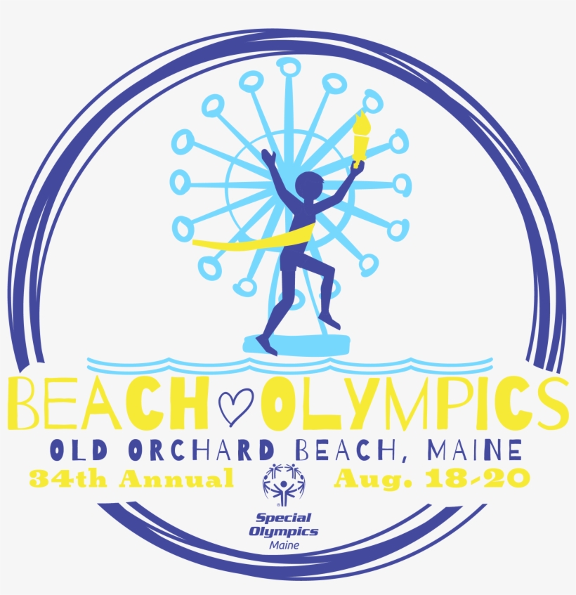 Oob Beach Olympics Logo 2017 Yellow - Poster Transparent PNG ...