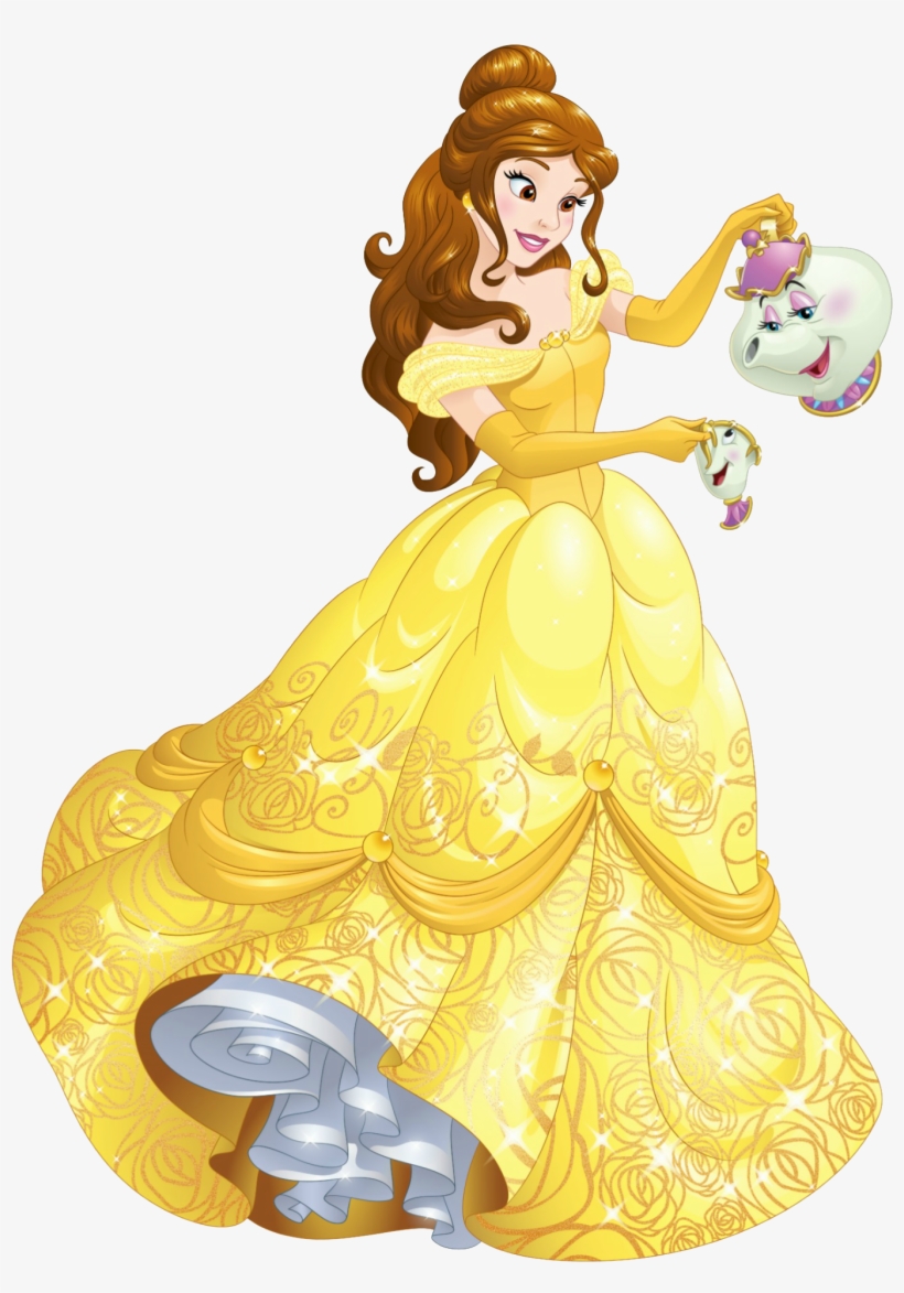 Bella - 21 - Belle With Mrs Potts Transparent PNG - 1393x1907 - Free ...