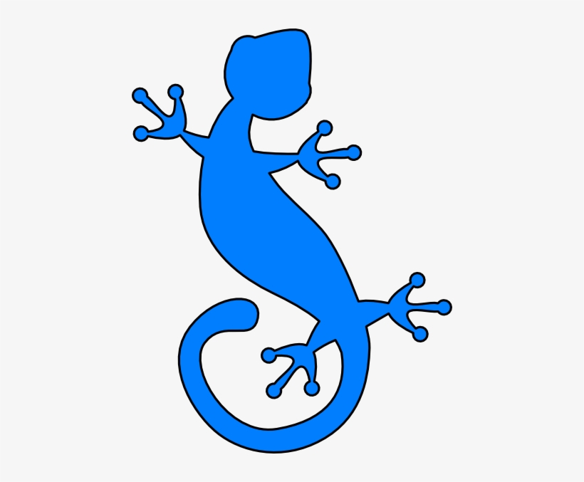 Small - Lizard Silhouette Clip Art Transparent PNG - 450x597 - Free ...
