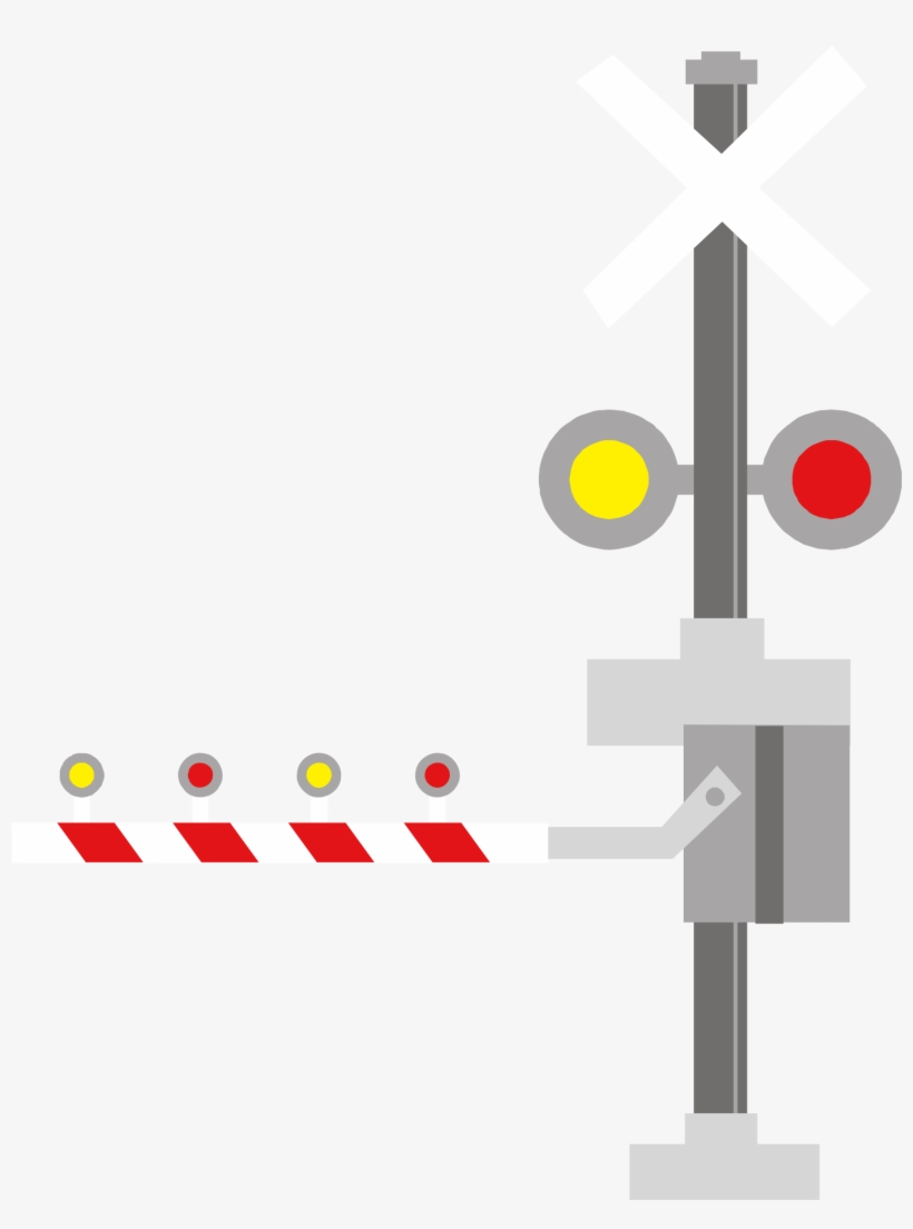 Railroad Crossing Gates Clipart