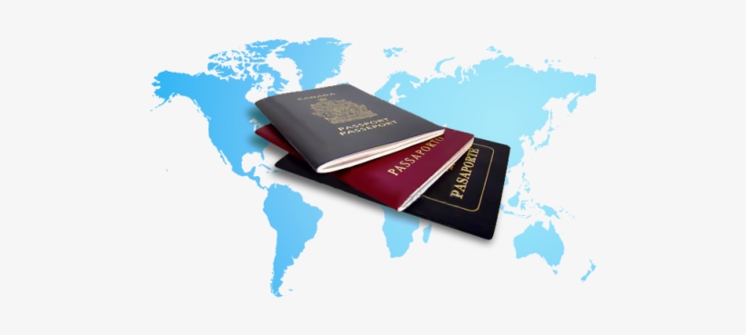 Passport - World Map Transparent PNG - 490x306 - Free Download on NicePNG