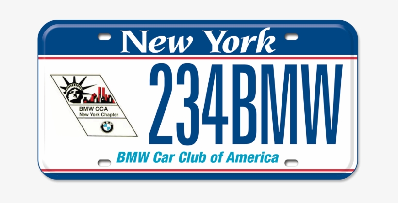 Bmw Car Club Of America Custom Plate - Bmw Cca License Plate ...