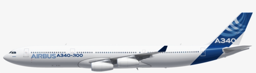 The Airbus A340-300 - Airbus A320neo Family Transparent PNG - 1200x288 ...