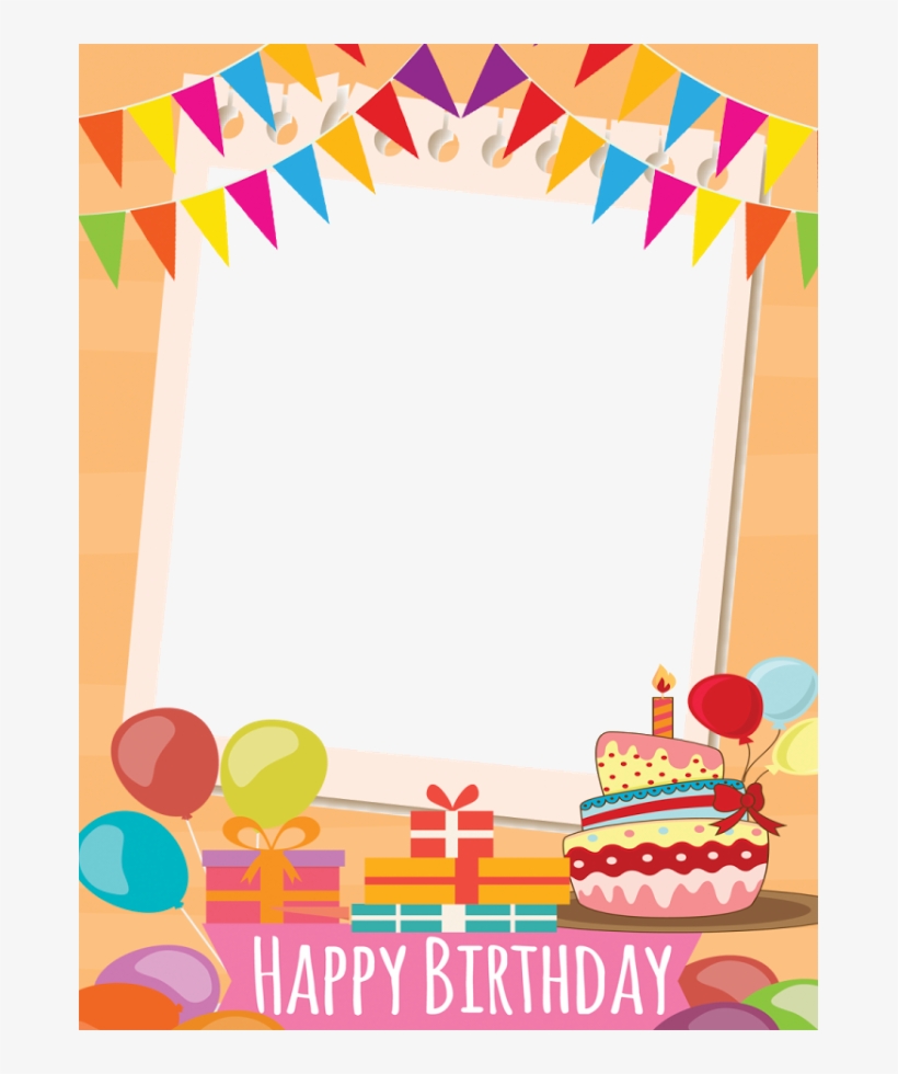 Simple Frame With Happy Birthday Royalty Free Vector Image, 54% OFF