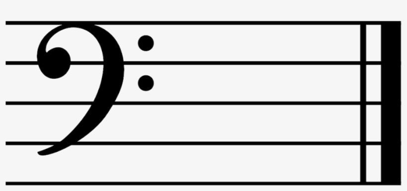 Download Treble Clef Staff Png - F Clef On Staff - HD Transparent PNG ...