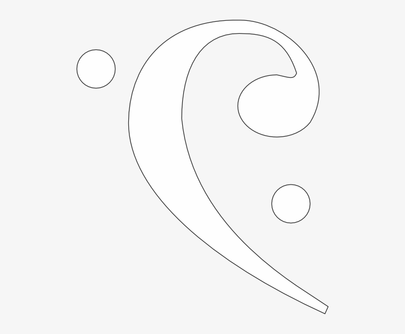 Bass Clef Clip Art - Moon Transparent PNG - 510x595 - Free Download on ...