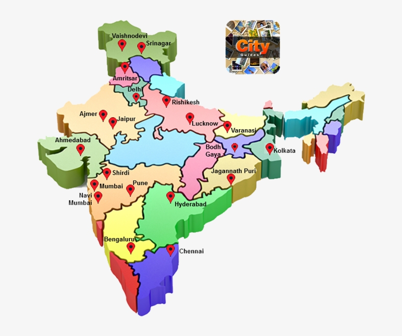 City Guide Map - Distribution Of Diamond In India Transparent PNG ...