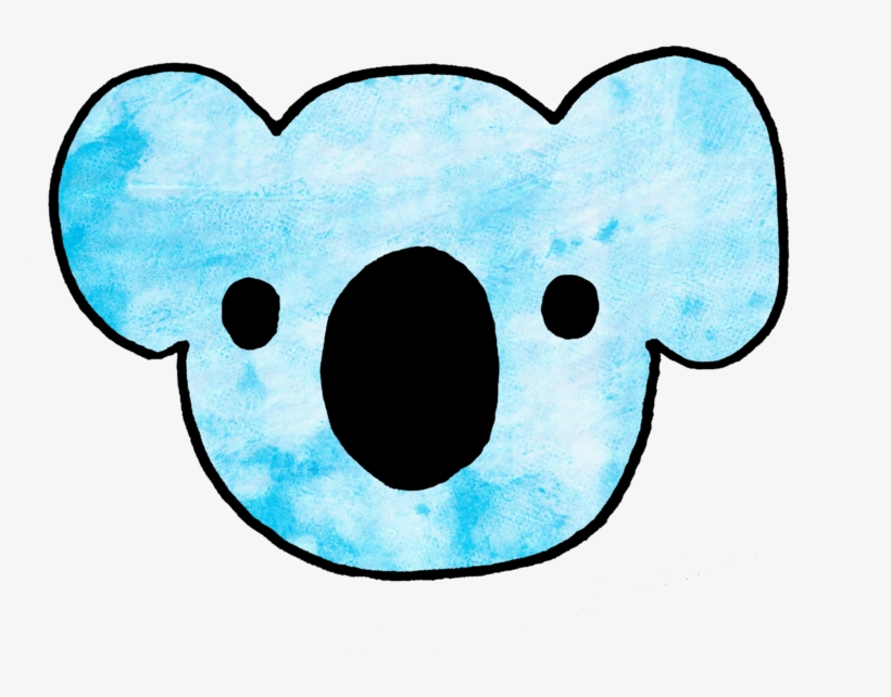 Blue Watercolor Koala - Overly Happy Transparent PNG - 1024x991 - Free ...