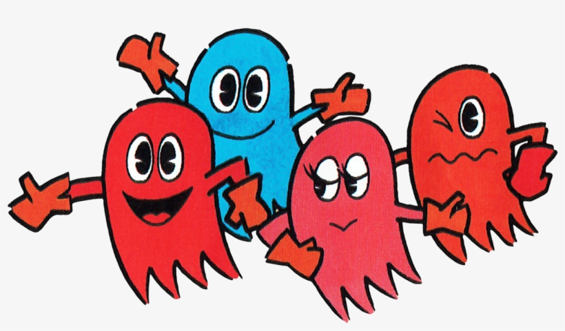 Ghosts , - Pac Land Ghosts Transparent PNG - 1280x808 - Free Download ...