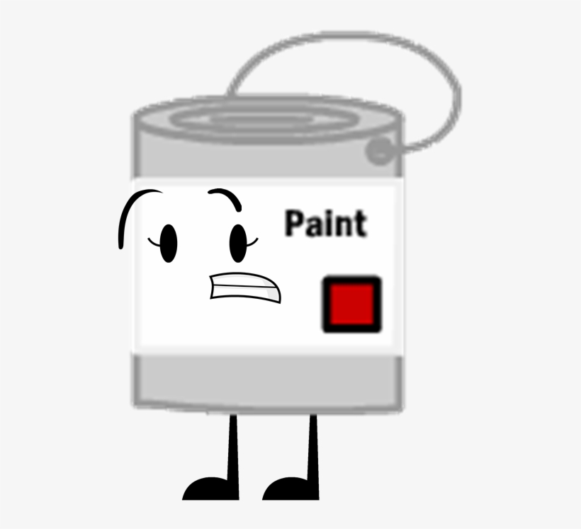 Scared Paint Bucket - Bfdi Paint Bucket Transparent PNG - 502x668 ...