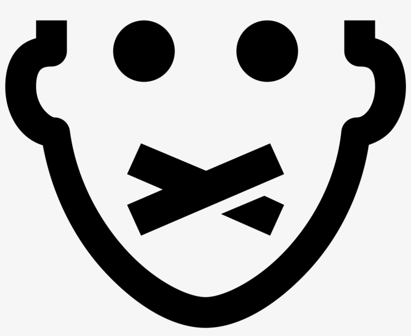 There Is A Head With Two Bandages Placed Over Their - Oppression Icon ...