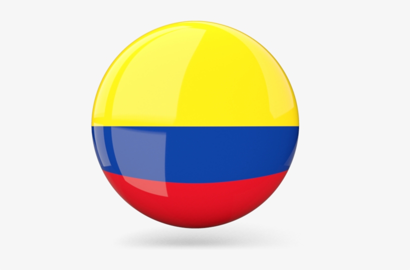 Illustration Of Flag Of Colombia - Icon Colombia Transparent PNG ...