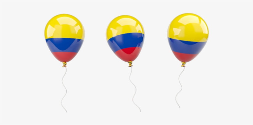 Illustration Of Flag Of Colombia - Colombian Balloons Transparent PNG ...