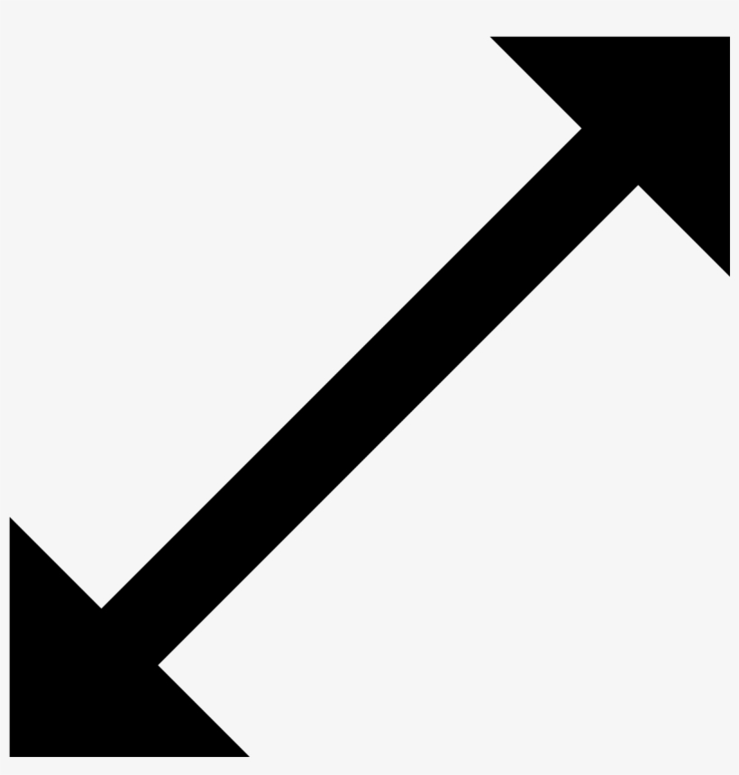 This Is A Image Of A Doubled sided Arrow Capacity Icon Transparent