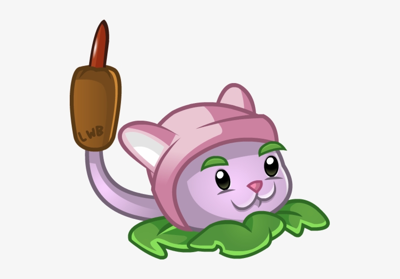 Cat - Plants Vs Zombies 2 Cattail Transparent PNG - 533x491 - Free ...