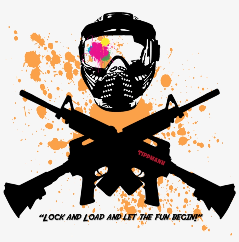 Paintball Border Clipart