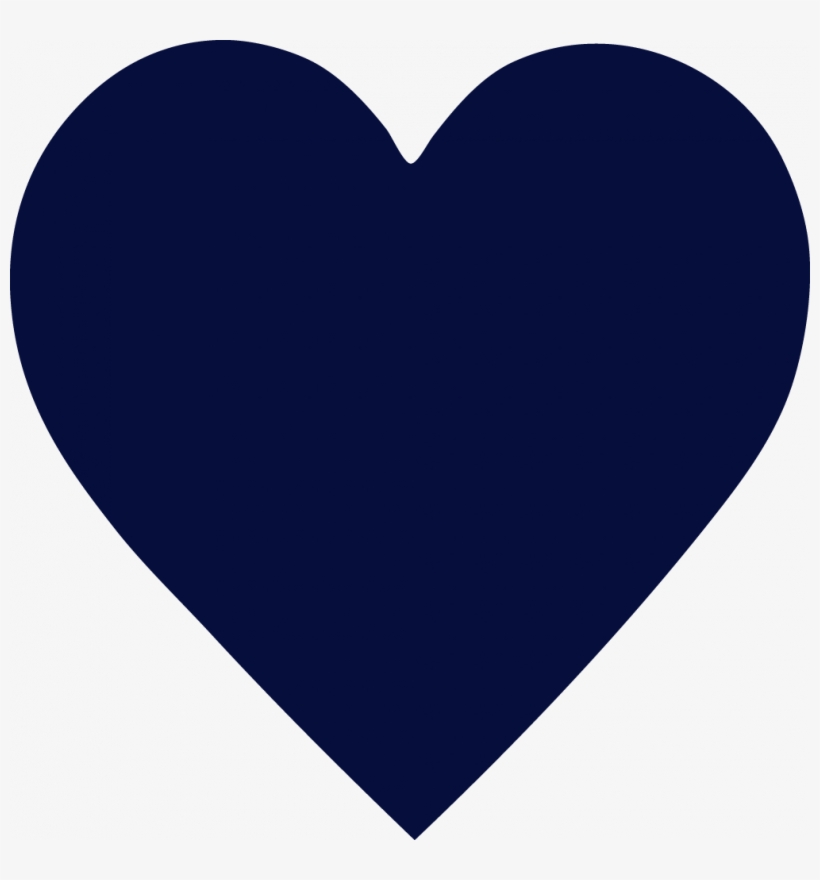 Download Navy Heart - Navy Blue Heart Png - HD Transparent PNG ...
