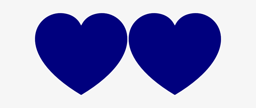 Blue Hearts Doubled - Hearts Doubled Transparent PNG - 600x267 - Free ...