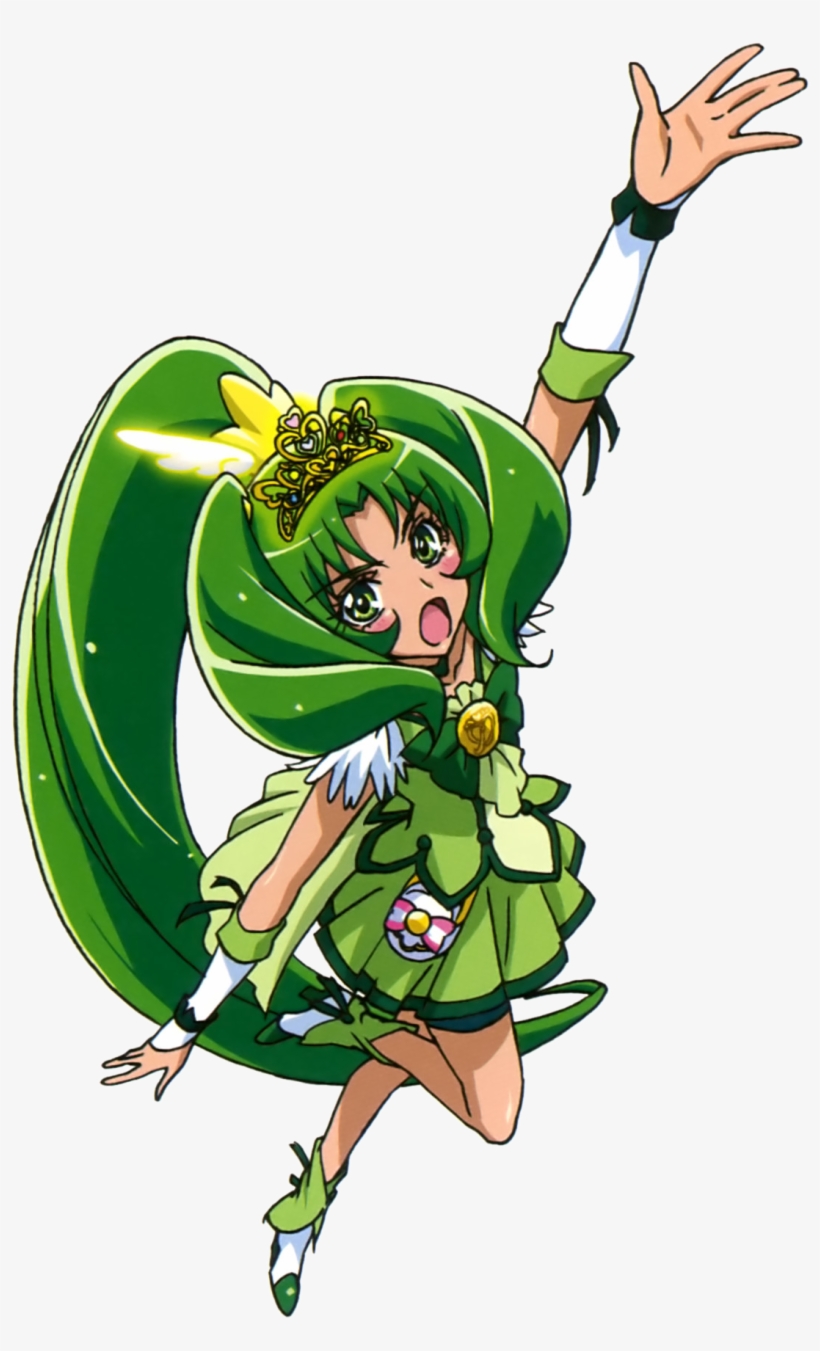Cure March Pose6 - Smile Precure March Png Transparent PNG - 1107x1755 ...