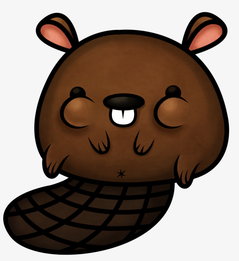 Fat Beaver - Cute Beaver Drawing Transparent PNG - 870x945 - Free ...