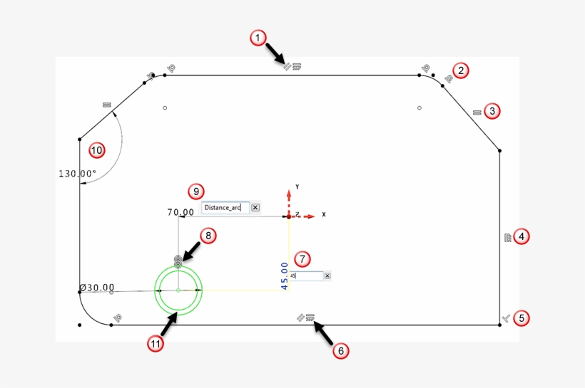 A Parallel Constraint, Forcing The Two Horizontal Lines - Diagram ...