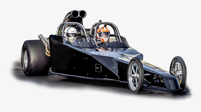 Dragster Blast Ride Along - Drive A Drag Car Transparent PNG - 845x393 ...