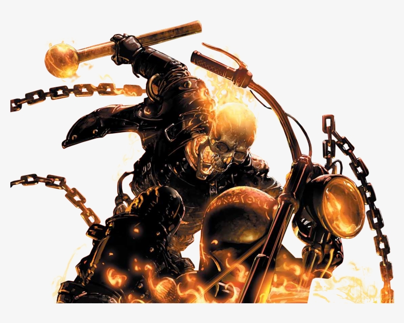Ghost Rider Marvel Render Transparent PNG - 800x609 - Free Download on ...