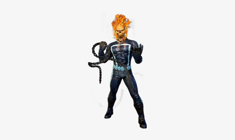 Ghost Rider - Ghost Rider Blue Costume Transparent PNG - 300x420 - Free ...