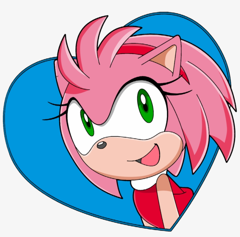 Amy Sonicx Heart - Amy Rose Sonic X Transparent PNG - 950x892 - Free ...
