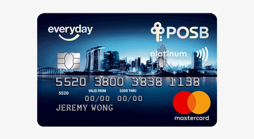 Posb Everyday Card - Posb Credit Card Transparent PNG - 684x630 - Free ...