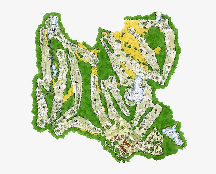Tiger Woods Bluejack National - Bluejack National Course Layout ...