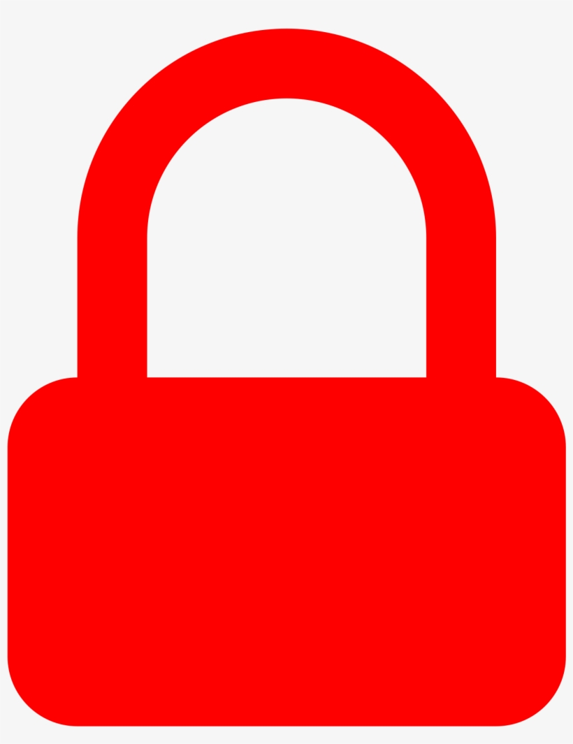 Open - Red Lock Transparent PNG - 2000x2000 - Free Download on NicePNG