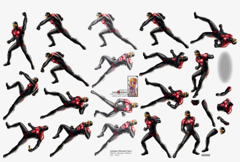 Click To View Full Size - Marvel Phoenix Sprite Transparent PNG ...