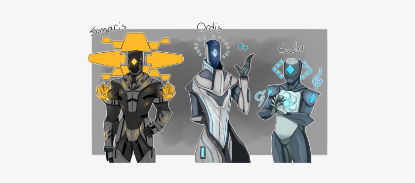 Cephalons - Warframe Human Ordis Transparent PNG - 500x281 - Free ...