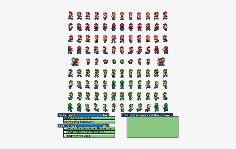 Download Xander Mario & Luigi Sheet - HD Transparent PNG - NicePNG.com