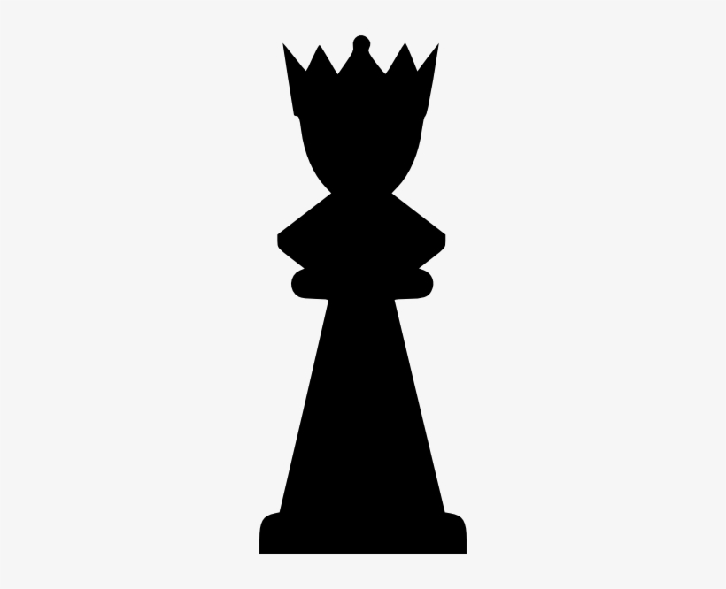 Download Black Clip Art At Clker Com Vector - Queen Chess Piece Clipart ...