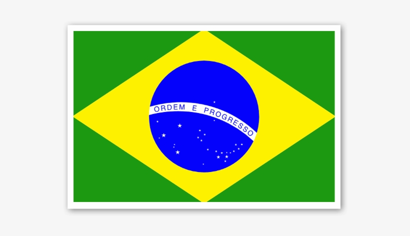 Brazil's Flag Sticker - Brazil Flag Transparent PNG - 600x418 - Free ...
