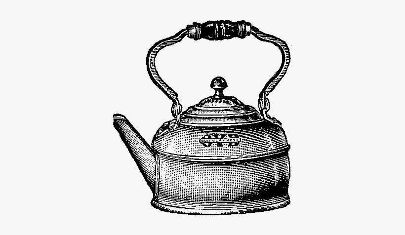 Antique Tea Pot Png - Drawing Teapot Png Transparent Transparent PNG ...