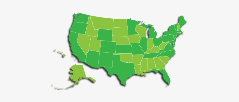 Vector Map Of Us - 2016 Final Election Results Transparent PNG ...