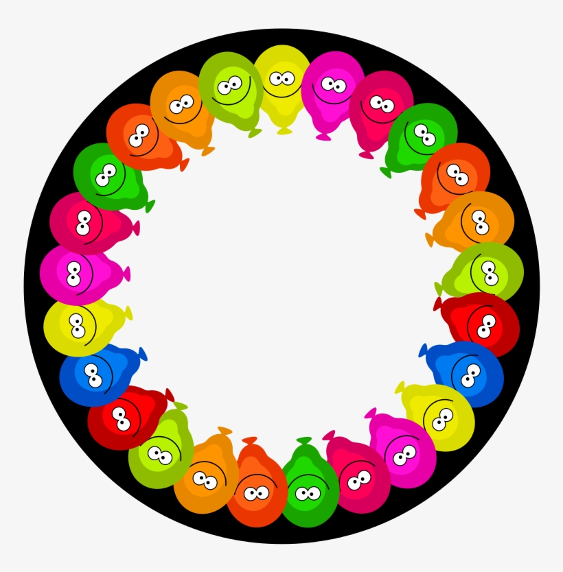 Round Birthday Frame Png Transparent PNG - 800x800 - Free Download on ...