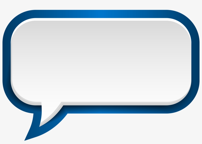 Blue Thought Bubble Png Download - Blue Bubble Speech Png Transparent ...