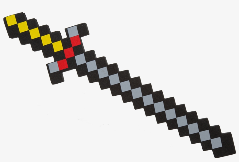 Eva 8-bit Pixel Sword 45cm Foam Diamond Pretend Play Transparent PNG ...