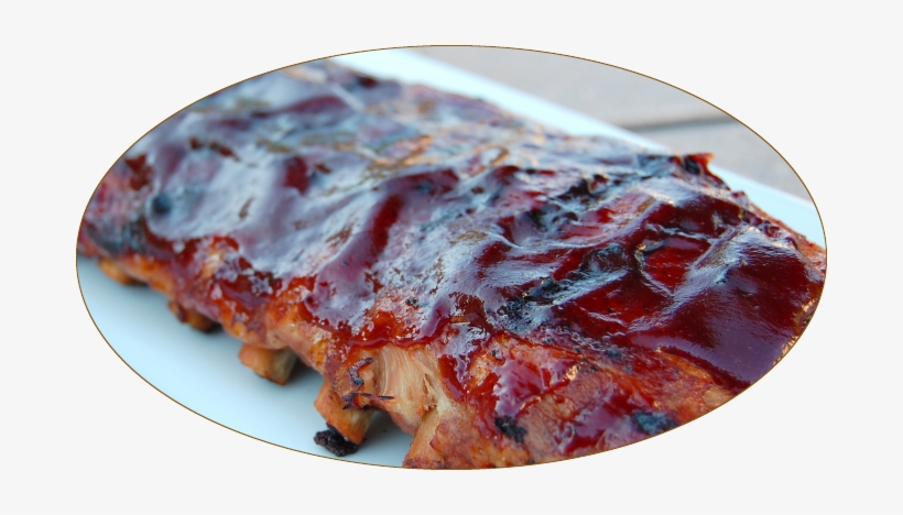 Barbecued Baby Back Ribs Half - Bbq Baby Back Ribs Transparent PNG ...