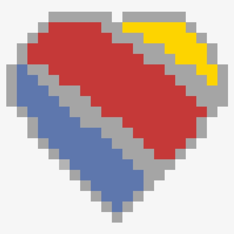 Download Southwest Airlines Logo - Trans Heart Pixel - HD Transparent ...