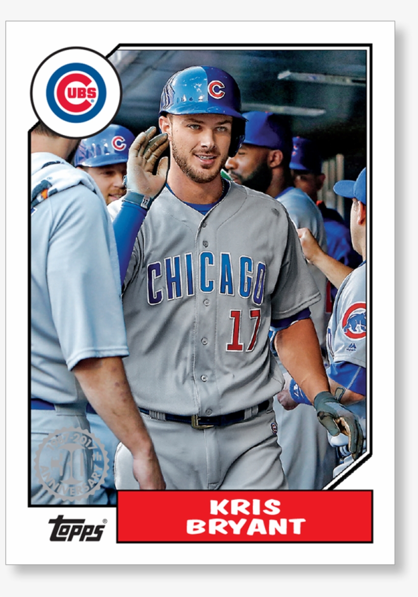 Kris Bryant 2017 Topps Baseball Series 1 1987 Topps - Chicago Cubs ...