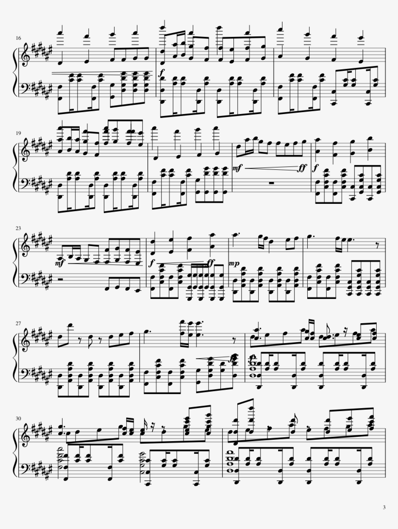 For The Bleeding Heart Sheet Music Composed By Ryan - Sheet Music ...